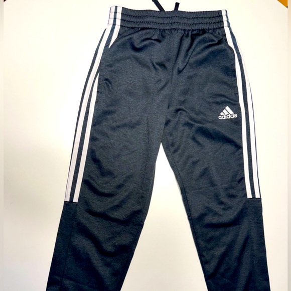 Bottoms | Adidas Boys Dark Grey Adidas Jogging Pants | Poshmark
